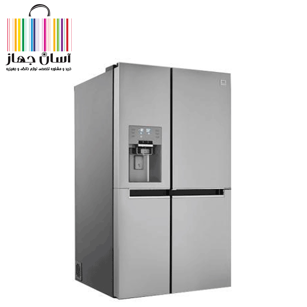 یخچال فریزر ساید بای ساید دوو مدل D4S-0034SS | فروشگاه اینترنتی آسان جهاز